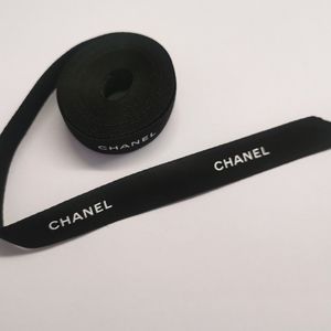 CHANEL | Party Supplies | New Authentic Chanel Classic Black Ribbon ...